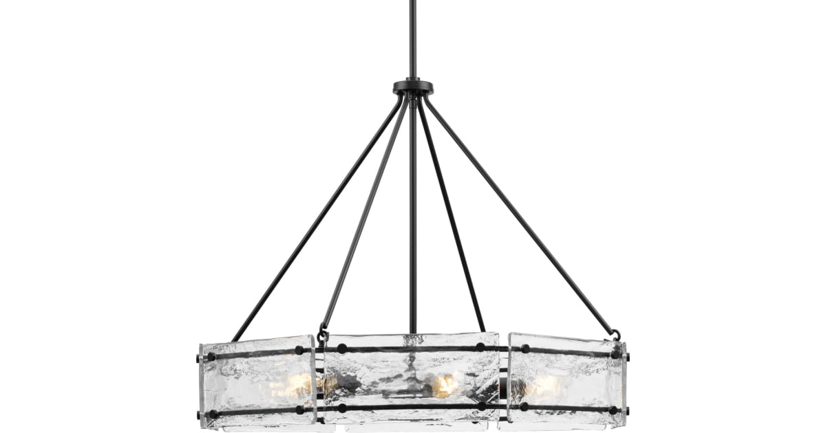 Progress Lighting P400355-31M Rivera 6 Light 30" Wide Ring Chandelier ...