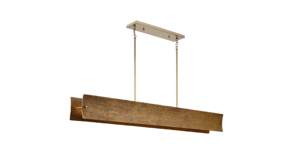 Progress Lighting P400369-205 Lusail 8 Light 54" Wide Linear Pendant ...