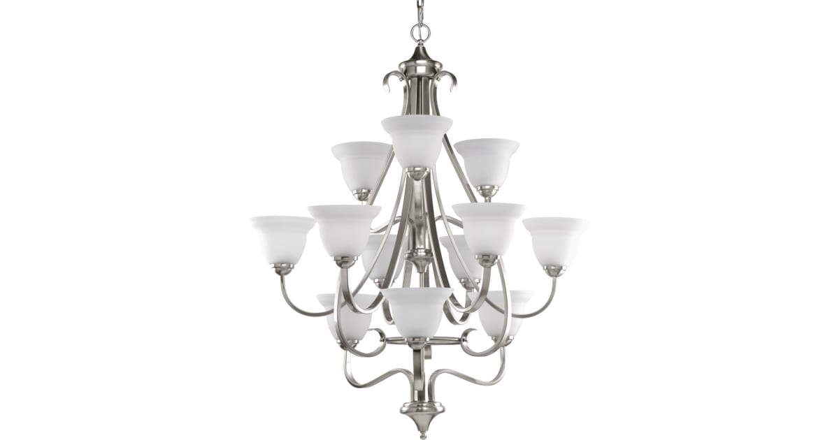 Progress Lighting P4419-09 Torino 12 Light 34" Wide Chandelier ...