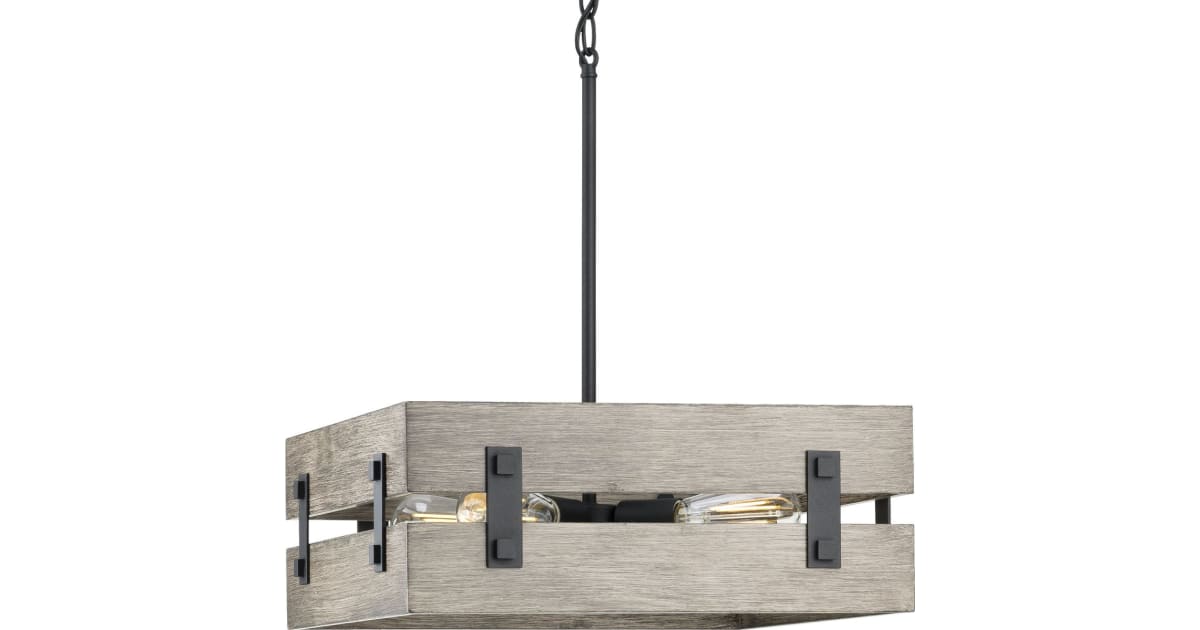 Progress Lighting P500277-031 Hemsworth 4 Light 18" Wide Pendant ...