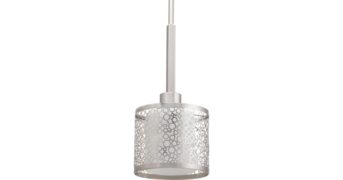 Progress Lighting P5038-09 Mingle Single Light 6" Wide Mini Pendant ...