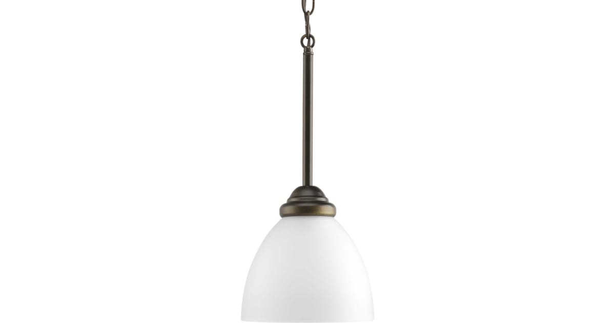 Progress Lighting P5131-20 Heart Single Light 6" Wide Mini Pendant ...