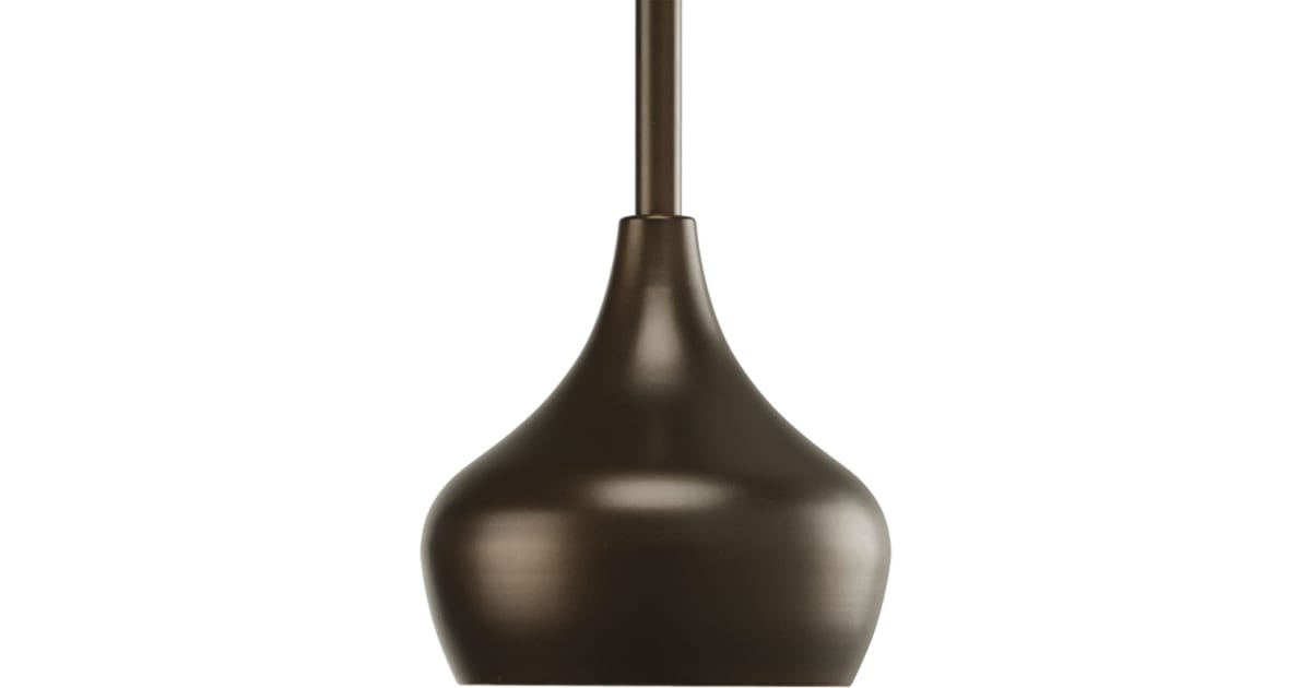 Progress Lighting P5186-108WB 1 Light Teardrop Pendant - 5" Wide ...
