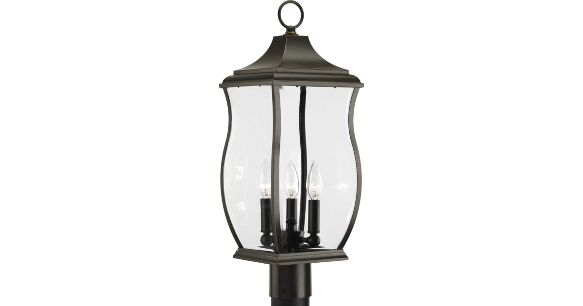 Progress Lighting P5404-108 Township 8" Wide 3 Light Outdoor Post Light ...