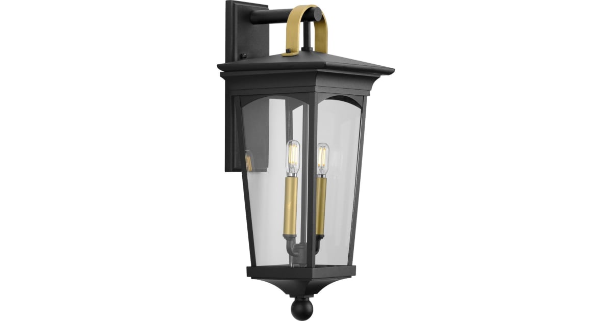 Progress Lighting P560183-031 Chatsworth 2 Light 22" Tall Outdoor Wall ...