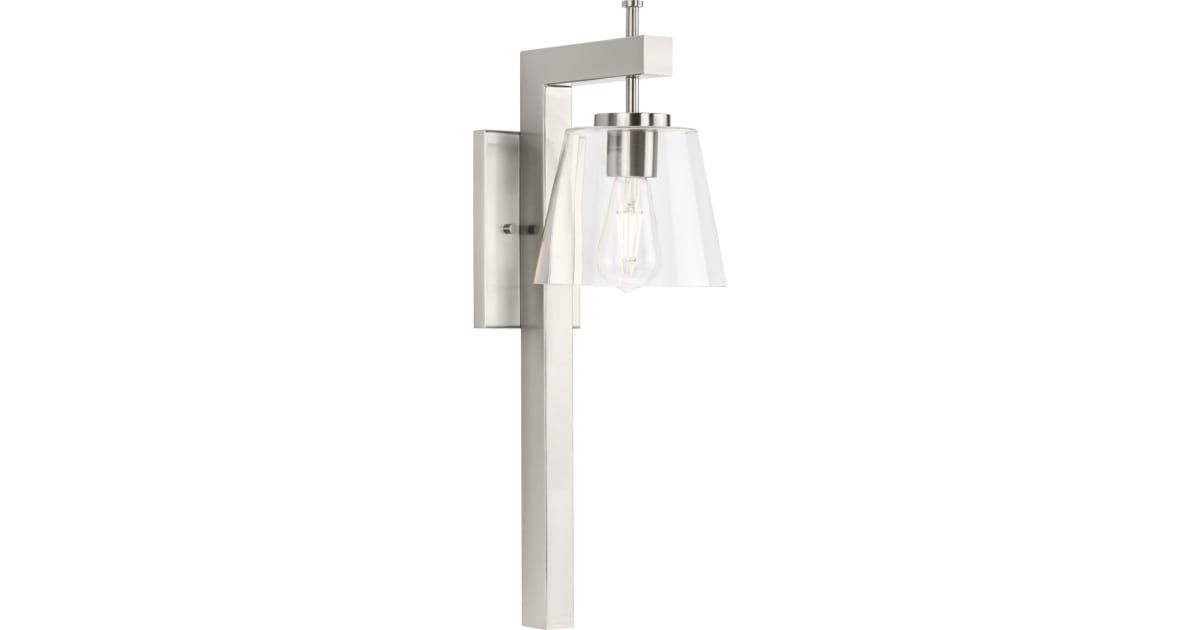 Progress Lighting P710108-009 Saffert 25" Tall Wall Sconce with Clear ...