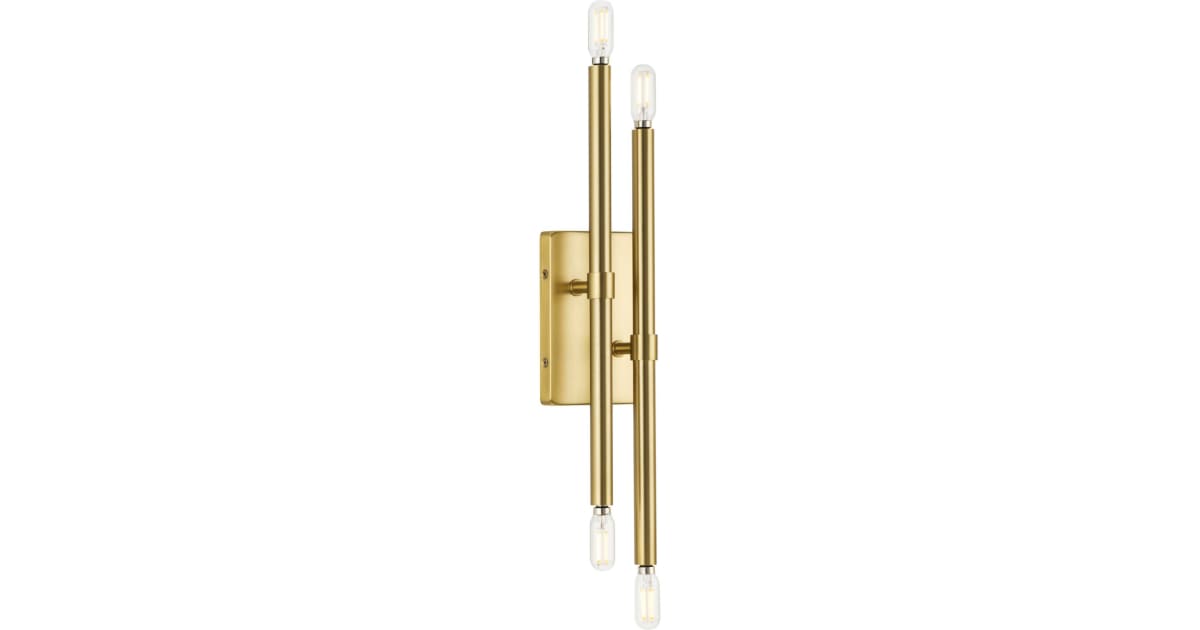 Progress Lighting P710120-191 Arya 4 Light 4" Tall Wall Sconce ...