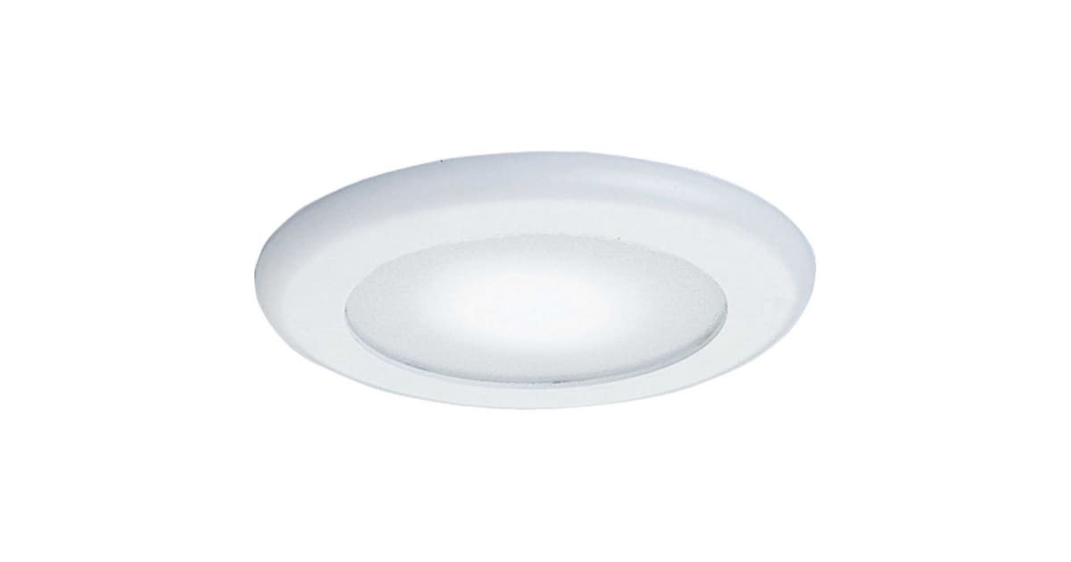 Progress Lighting P8008-60 6" Shower Trim with Flat Albalite Glass for ...