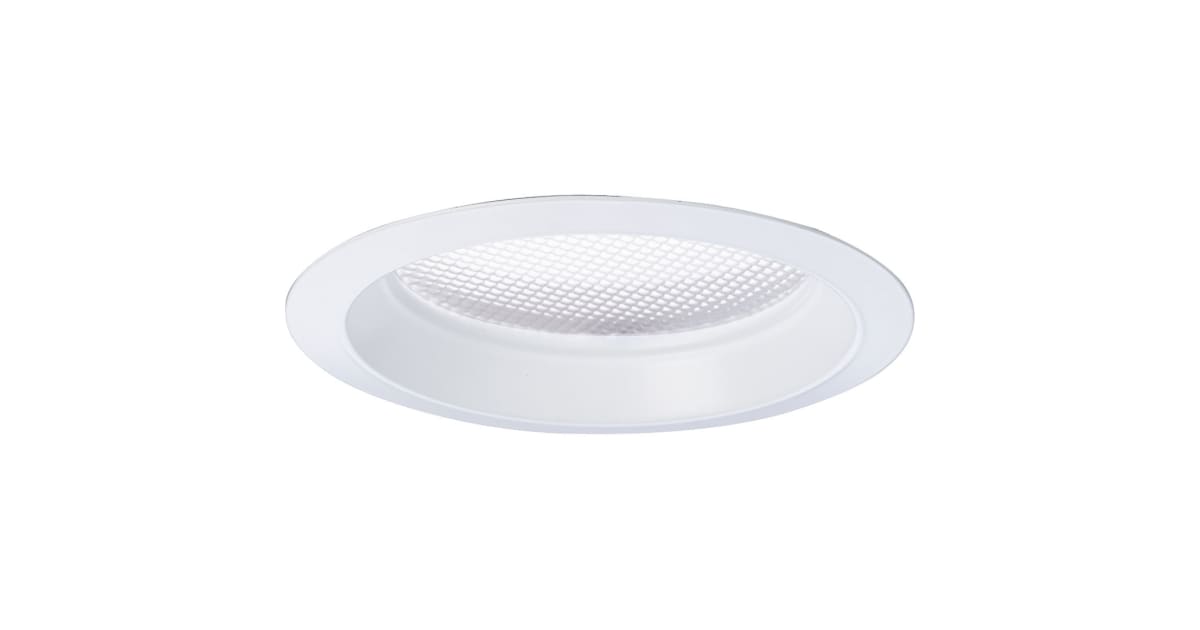 Progress Lighting P8035-68 6" Regressed Shower Trim with Prismatic ...