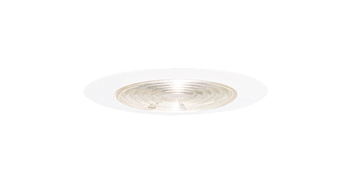 Progress Lighting P8062-28 6" Shower Trim with Fresnel Glass for A19 or ...