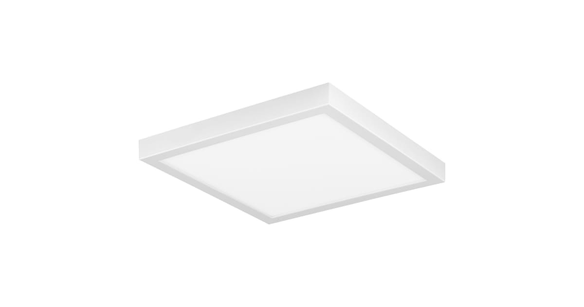 Progress Lighting P810020-030-30 Everlume 11" Wide Square LED Flush ...