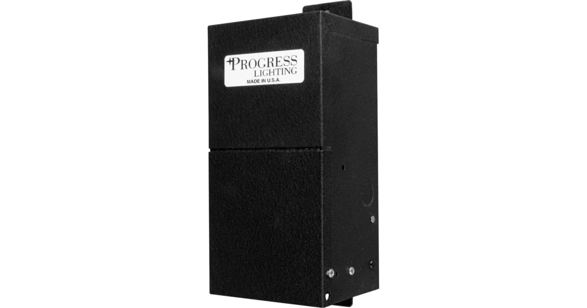 Progress Lighting P8654-31 120V 300W Electronic Transformer with 12V ...