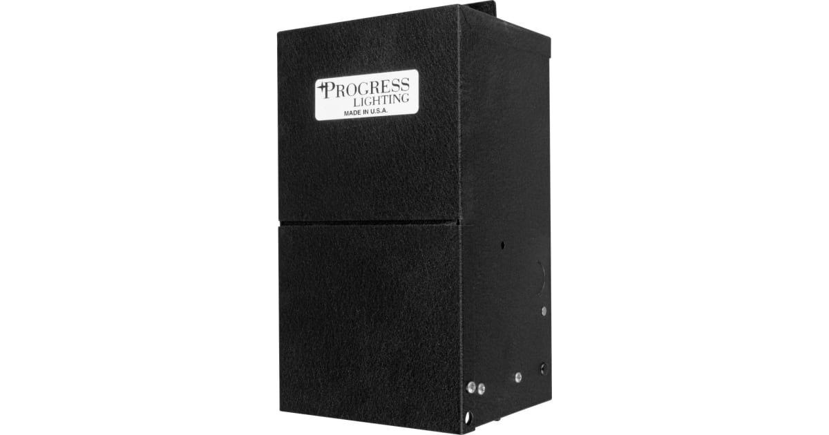 Progress Lighting P8655-31 120V 600W Two-Circuit Electronic Transformer ...