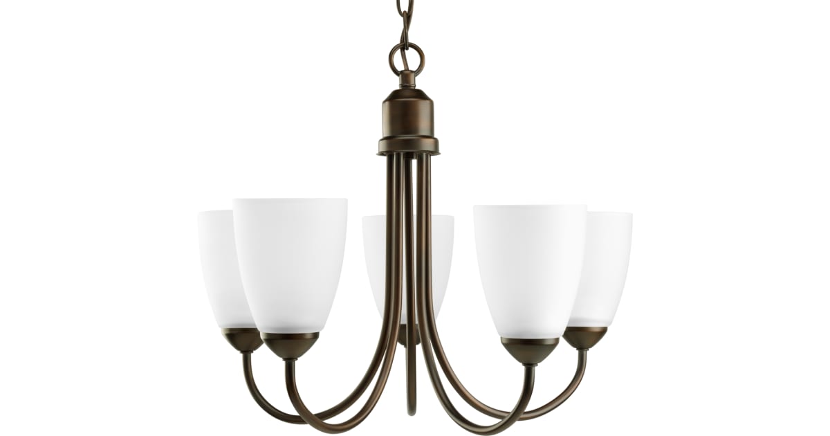 Progress Lighting P4441-20EBWB Gather 5 Light 21" Wide Chandelier ...