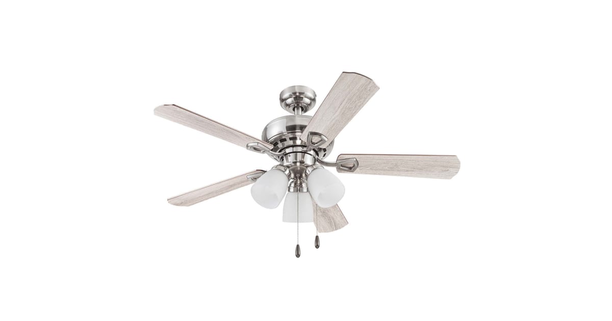 Prominence Home 51443-36 Miller Park 44" 5 Blade Indoor LED Ceiling Fan ...