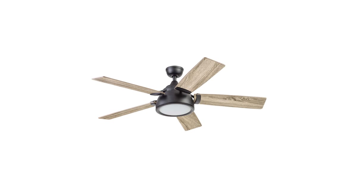Prominence Home 51639-36 Potomac 52" 5 Blade Indoor LED Ceiling Fan ...
