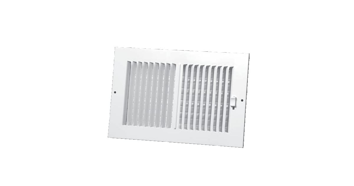 ProSelect PS2W3W12P 12 x 4 in. Residential Ceiling & Sidewall Register ...