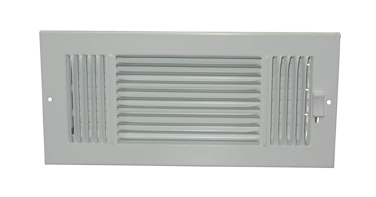 ProSelect PS3W3W12U 12 x 6 in. Residential Ceiling & Sidewall Register ...
