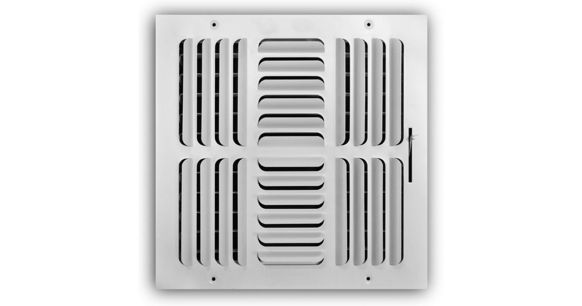 ProSelect PS4CWML1212100 12" x 12" Wall / Ceiling Register with ...