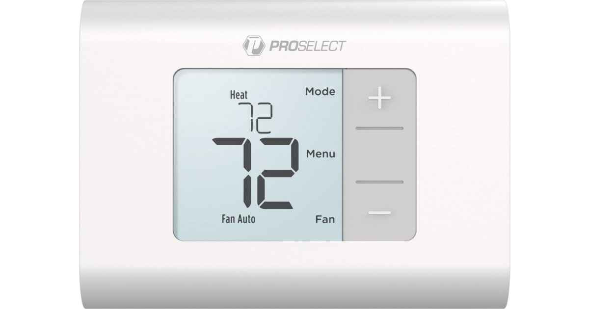 ProSelect PSTSN11AWH PSTSN Programmable Digital Controls Thermostat for ...