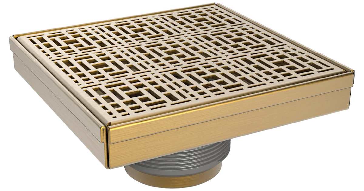 QuickDrain SD05BGDC Squaredrain Kit 5 Inch Deco | Ferguson Home