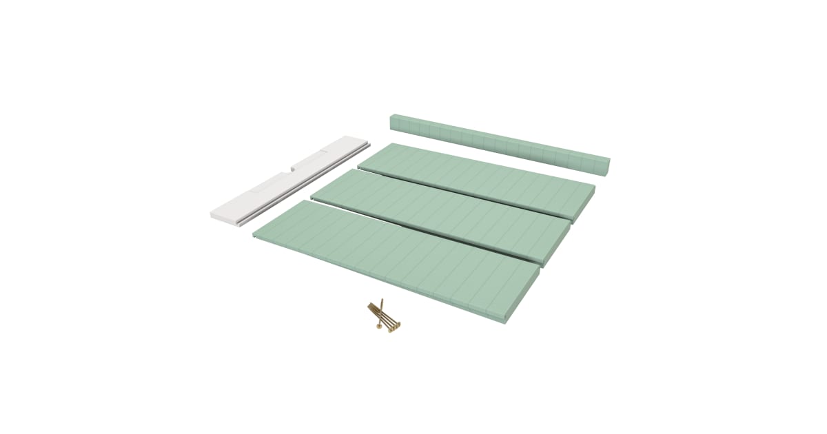 QuickDrain WDPAN4858 Shower Pan Assembly 48 X 58 in. | Ferguson Home