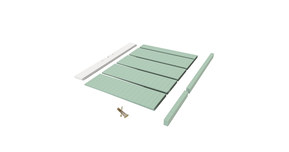 QuickDrain WDPAN7258 Shower Pan Assembly Kit 72 X 58 in. | Ferguson Home