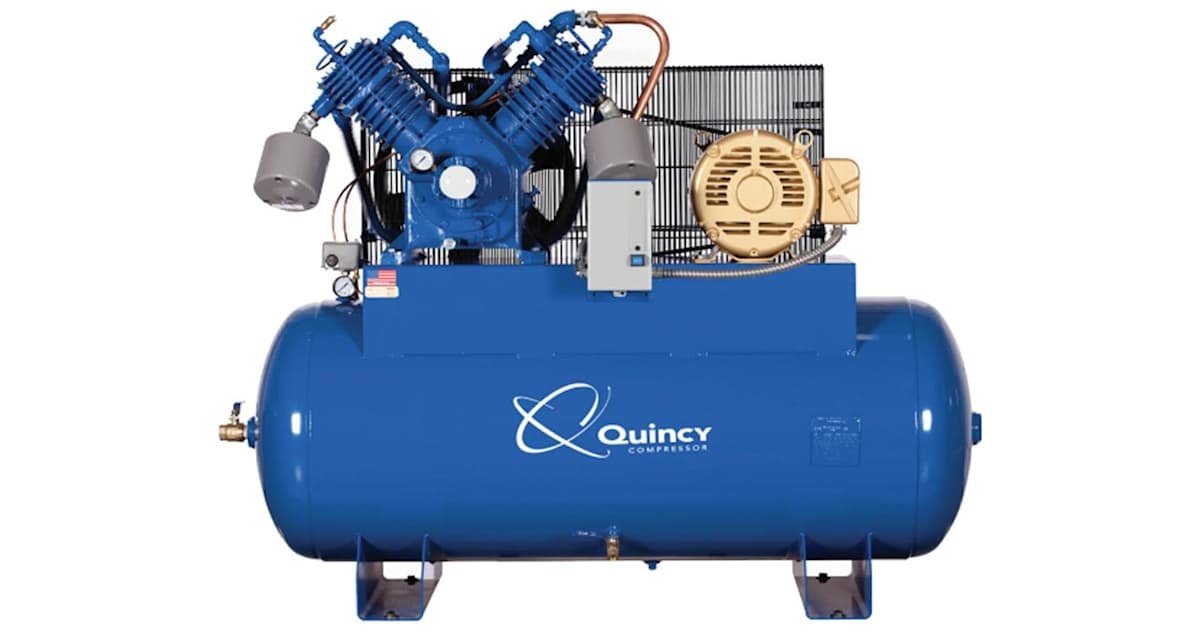 Quincy Compressor 5153DS12HCA23 15 HP 120 Gal 175 Max PSI QP Pro Two ...