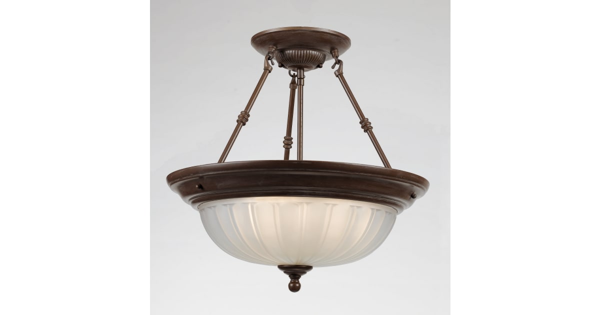 Quoizel Semi-Flush Ceiling Fixture/ Melon Collection | Ferguson Home