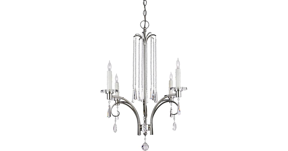 Quoizel RAK5004IS Crystal Four Light Up Lighting Chandelier from the ...