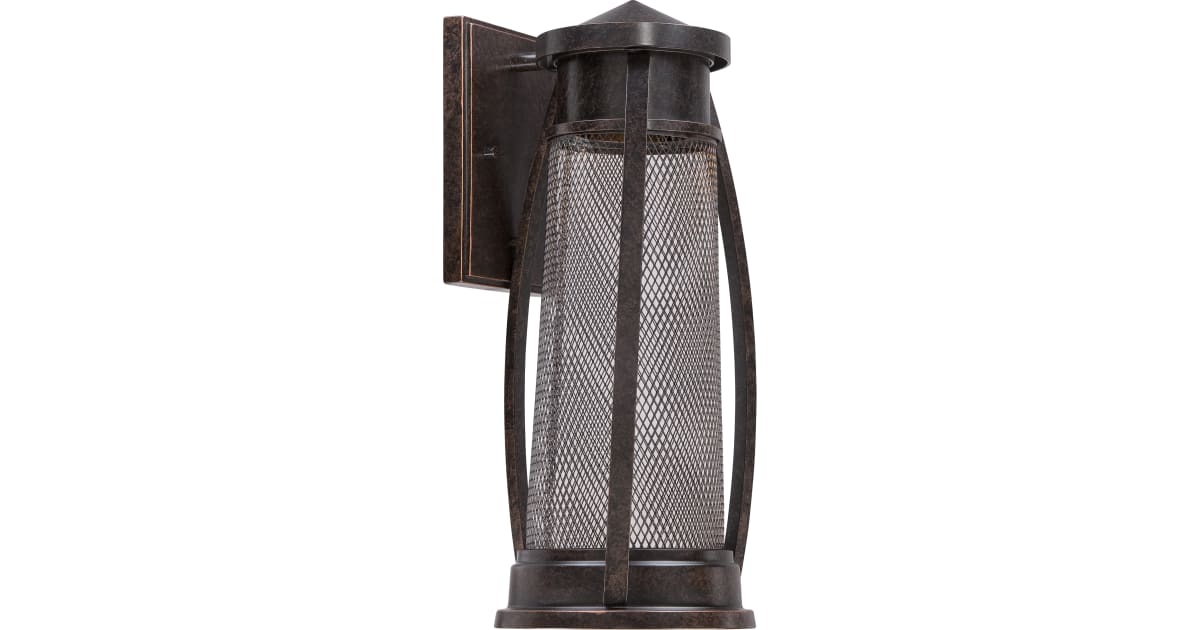 Quoizel CTE8406IB Captree 1 Light 17" Tall Outdoor Wall Sconce with ...