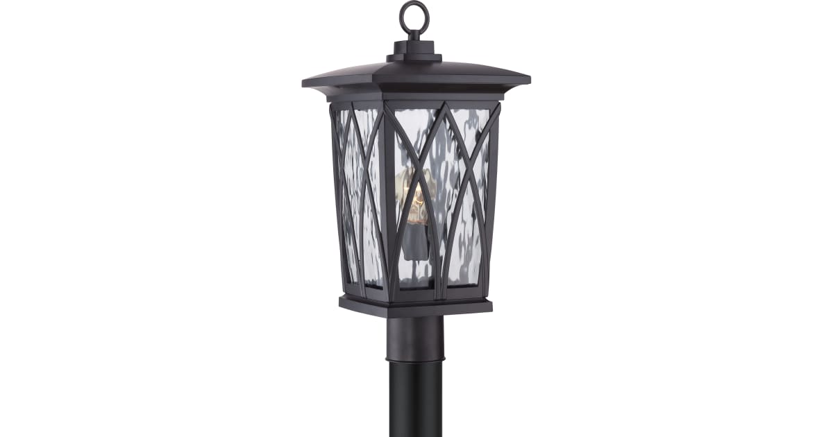 Quoizel GVR9010KFL Grover 1 Light Title 24 Compliant Outdoor Post Light ...