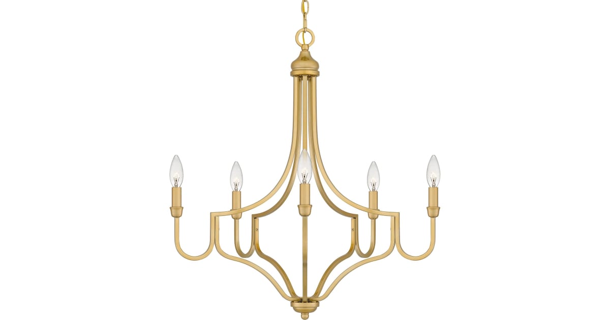 Quoizel MAB5026LG 5 Light 26" Wide Taper Candle Style Chandelier ...