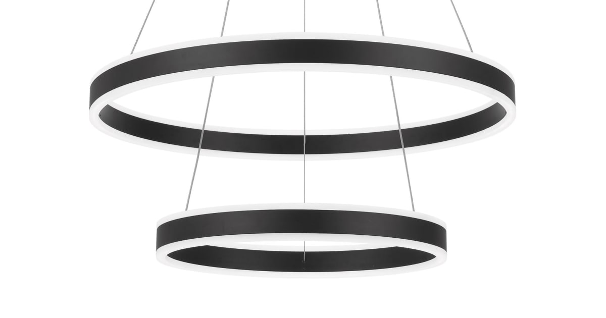 Quoizel PCCA2824EK Cadence Single Light 23-1/2" Wide 2 Tier LED Ring ...