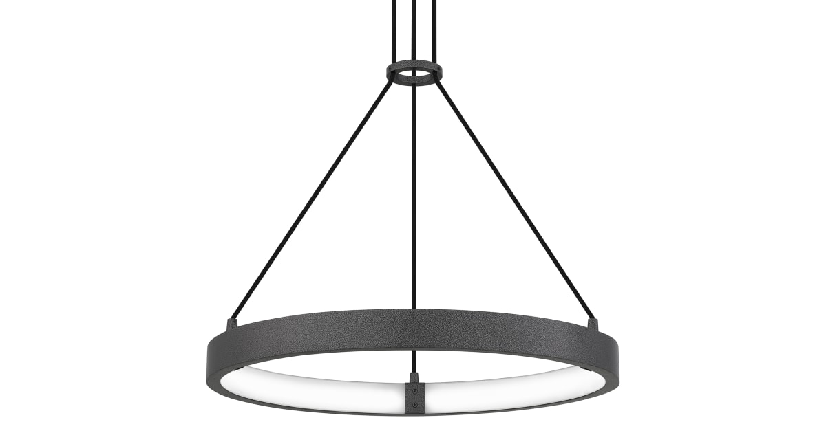 Quoizel PCDRU2824PCI Drury 24" Wide LED Ring Chandelier | Ferguson Home
