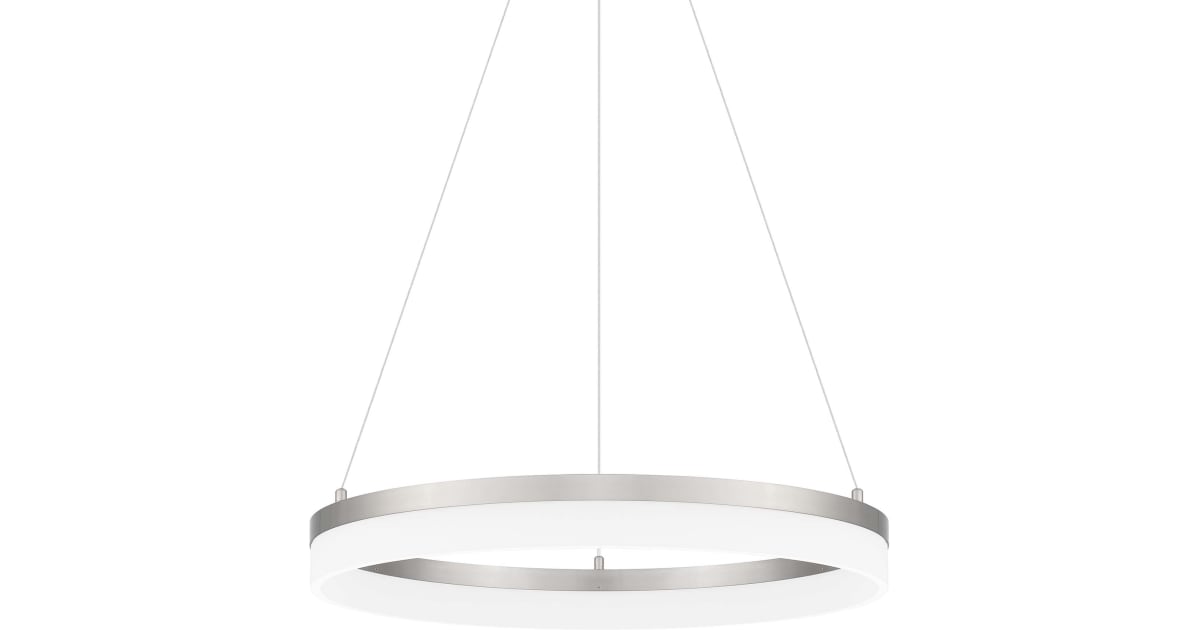 Quoizel PCOH2824BN Cohen 24" Wide LED Suspension Pendant | Ferguson Home