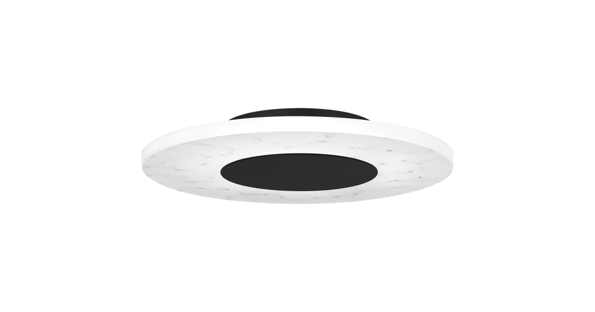Quoizel PCRWL1614MBK Rockwell 14" Wide LED Semi-Flush Ceiling Fixture ...