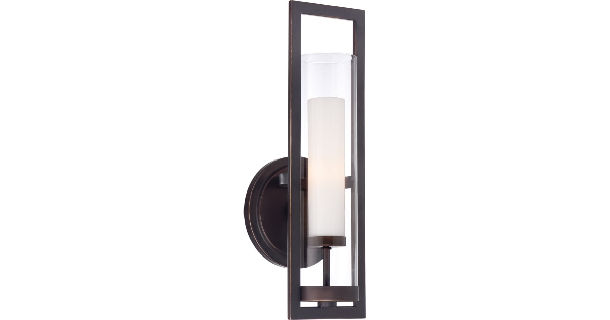 Quoizel PIE8701PN Pier 1 Light 16" Tall Wall Sconce with Clear Glass ...