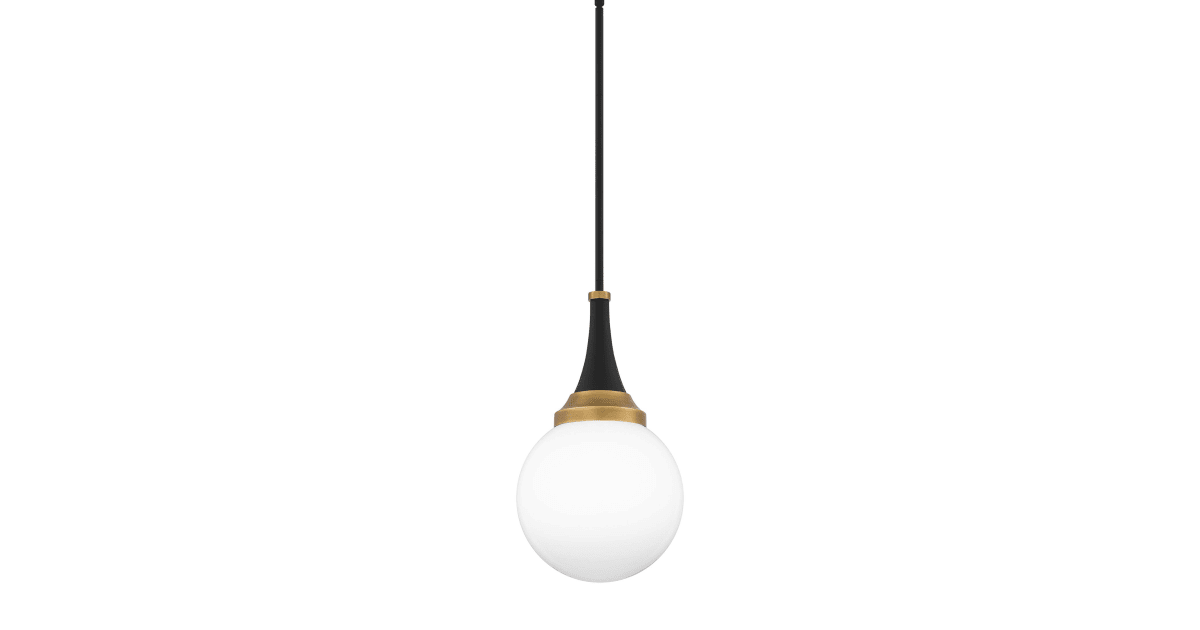 Quoizel QP6758MBK Arlo 10" Wide Mini Pendant | Ferguson Home