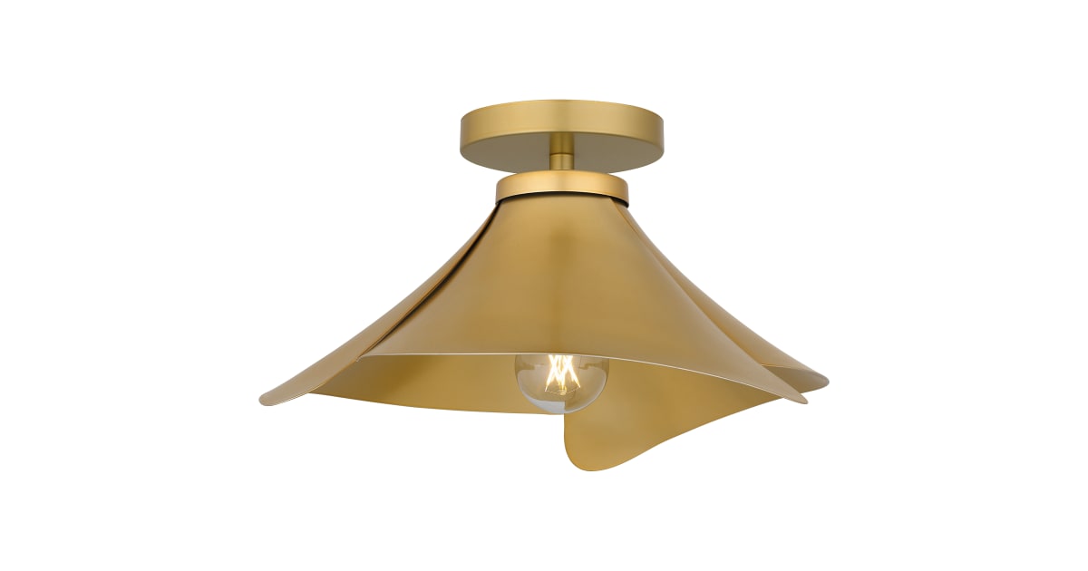 Quoizel QSF6747LG Wisp 15" Wide Semi-Flush Ceiling Fixture | Ferguson Home