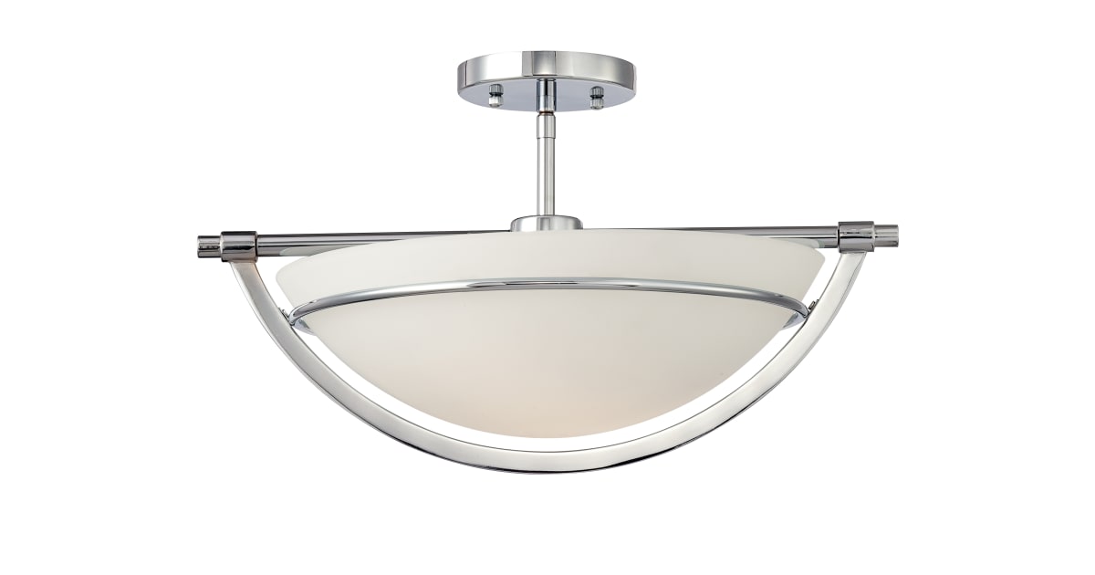 Quoizel 2 Light Semi-Flush Mount Ceiling Fixture from the Avalon ...