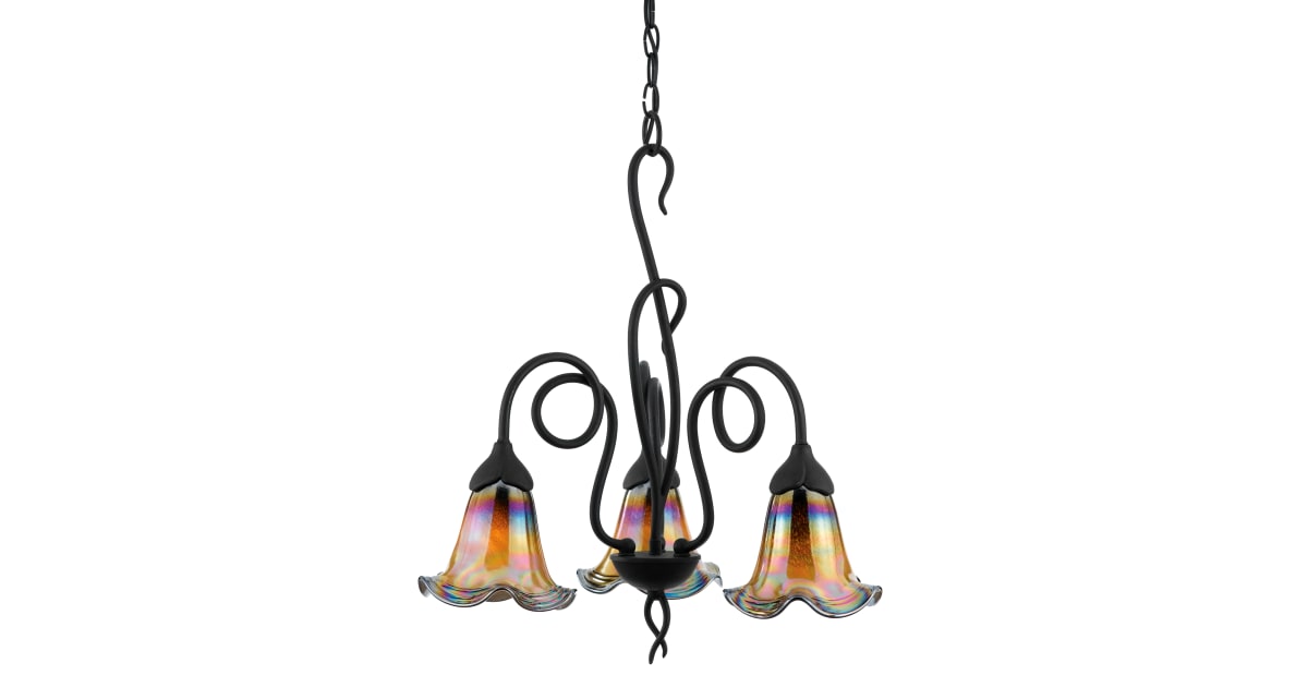 Quoizel BLDS5103IB 3 Light Down Lighting Chandelier from the Bellissimo ...