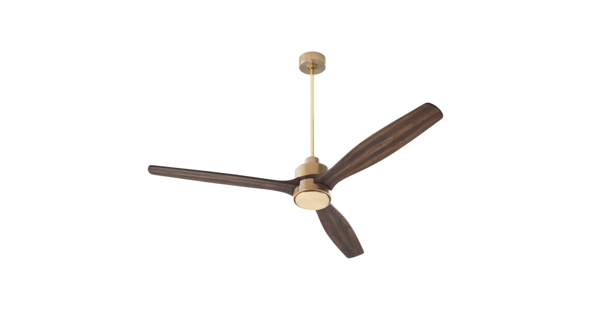 Quorum International 21653-80 Reni 65" 3 Blade Indoor Ceiling Fan with ...