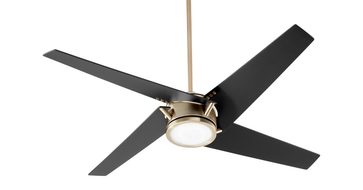 Quorum International 26544-80 Axis 54" 4 Blade LED Indoor Ceiling Fan ...