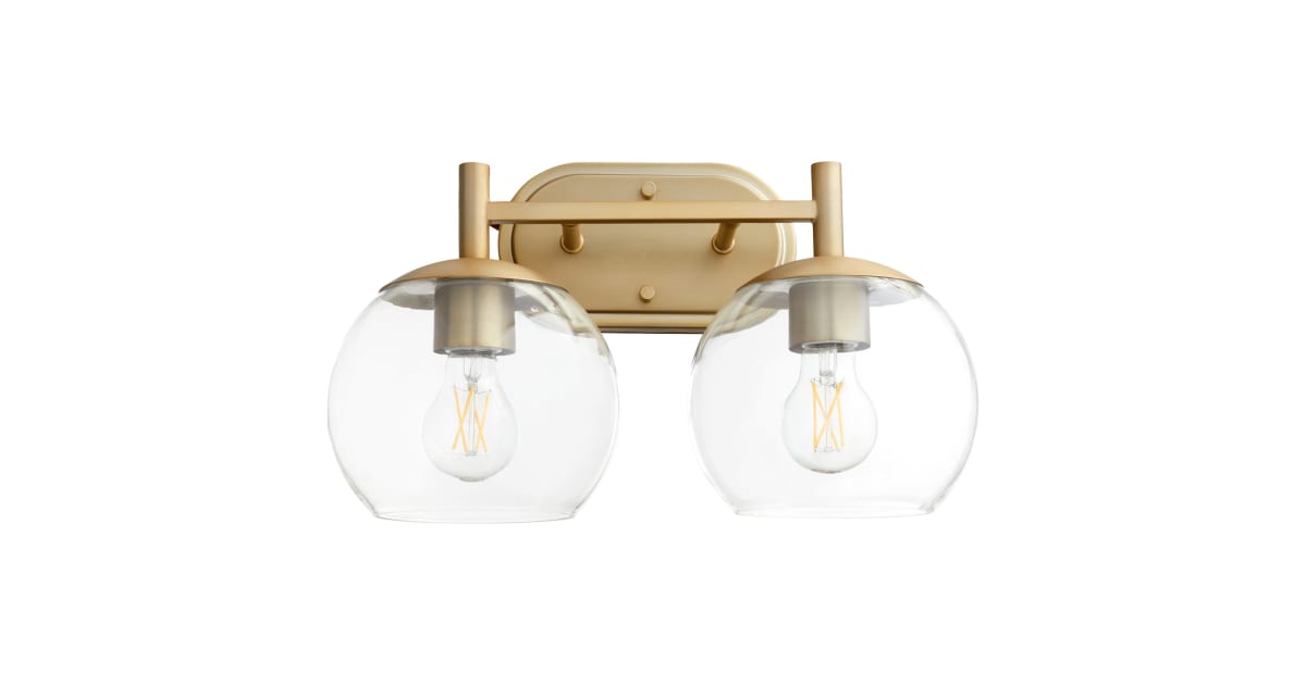 Quorum International 578-2-80 Lyon 2 Light 15" Wide Vanity Light ...
