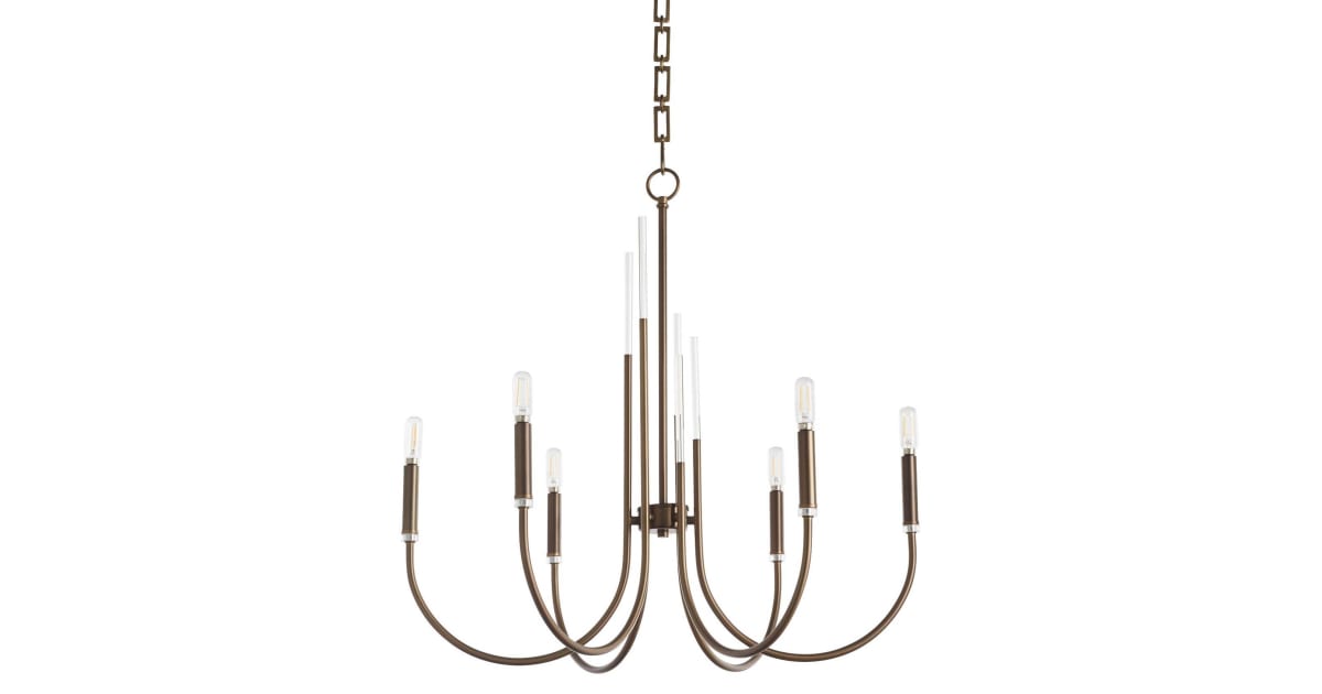 Quorum International 6223-6-81 Summit 6 Light 28" Wide Empire ...