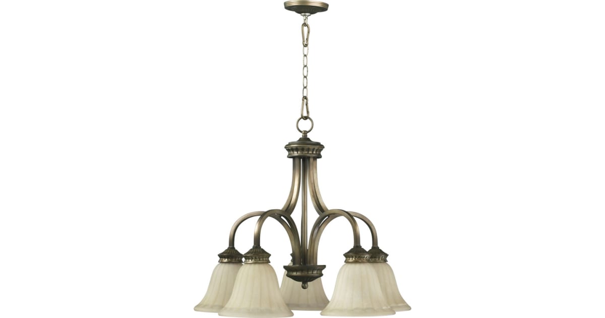 Quorum International 6405-5-22 Five Light Nook Chandelier from the ...