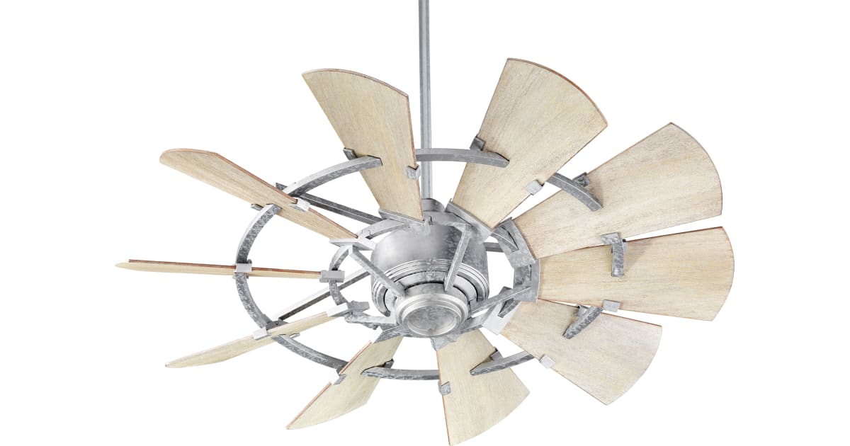 Quorum International 94410-9 Windmill 44" 10 Blade Indoor DC Ceiling ...