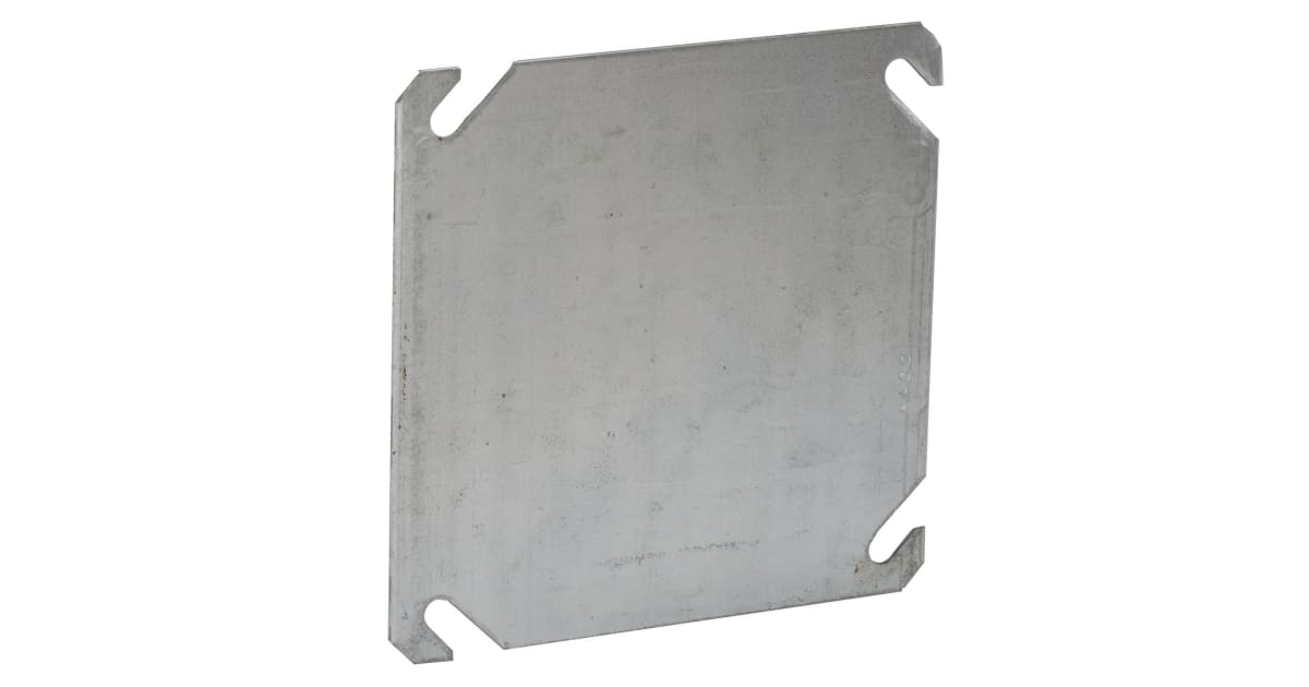 Raco 752 4" Square Flat Cover | Ferguson Home