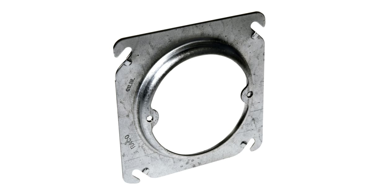 Raco 767 4" 1/2" Raised Square Single Device Fixture Cover | Ferguson Home